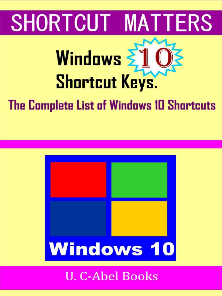 Windows 10 Shortcut Keys Pdf Command Line Interface Remote