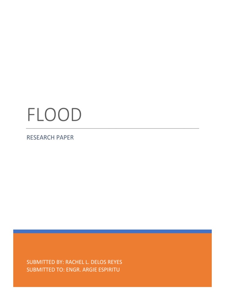 FLOOD Research | PDF | Flood | River