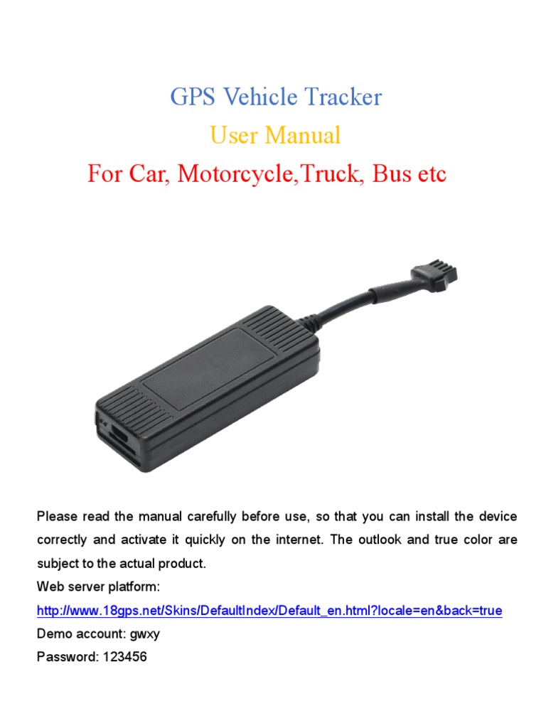 TK003 Gps Tracker Manual | PDF | General Packet Radio Service | Power ...