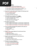 Dental Radiology Practice Questions | PDF | X Ray | Radiation