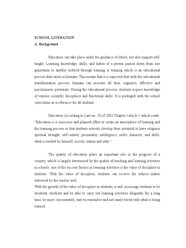 School Literation | Download Free PDF | Literacy | Information Literacy