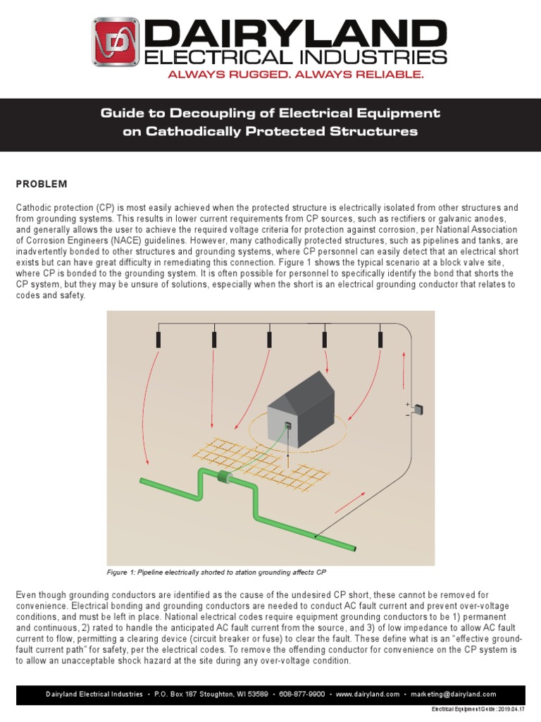 Guide To Decoupling of Electrical Equipment On Cathodically Protected ...