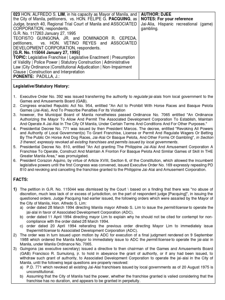 POLI-Session 2 PDF | PDF | Police Power (United States Constitutional ...