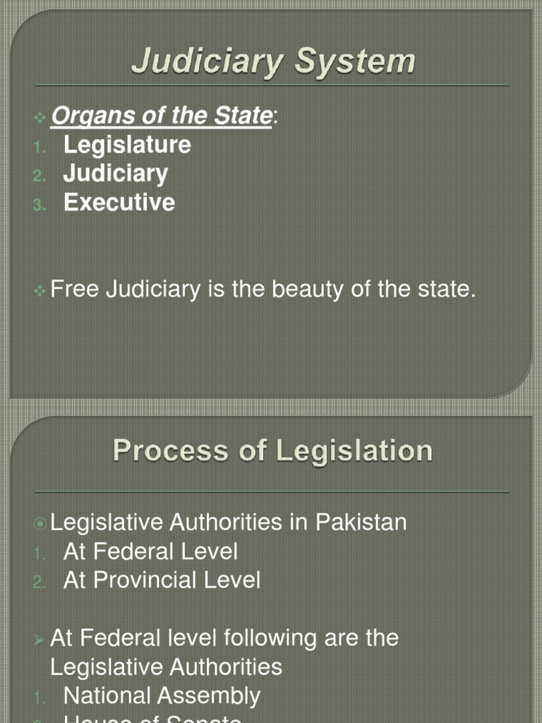 Organs of The State:: Legislature Judiciary Executive | PDF | Supreme ...