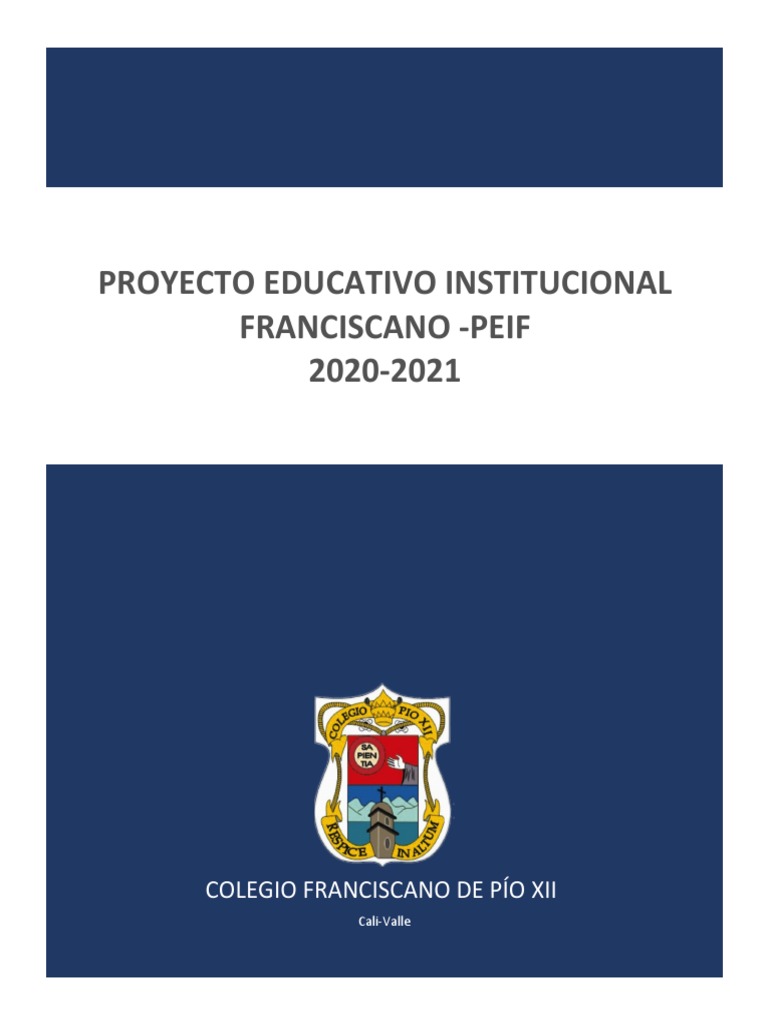 PEIF Franciscano PDF | PDF | Francisco de Asís | Iglesia Católica