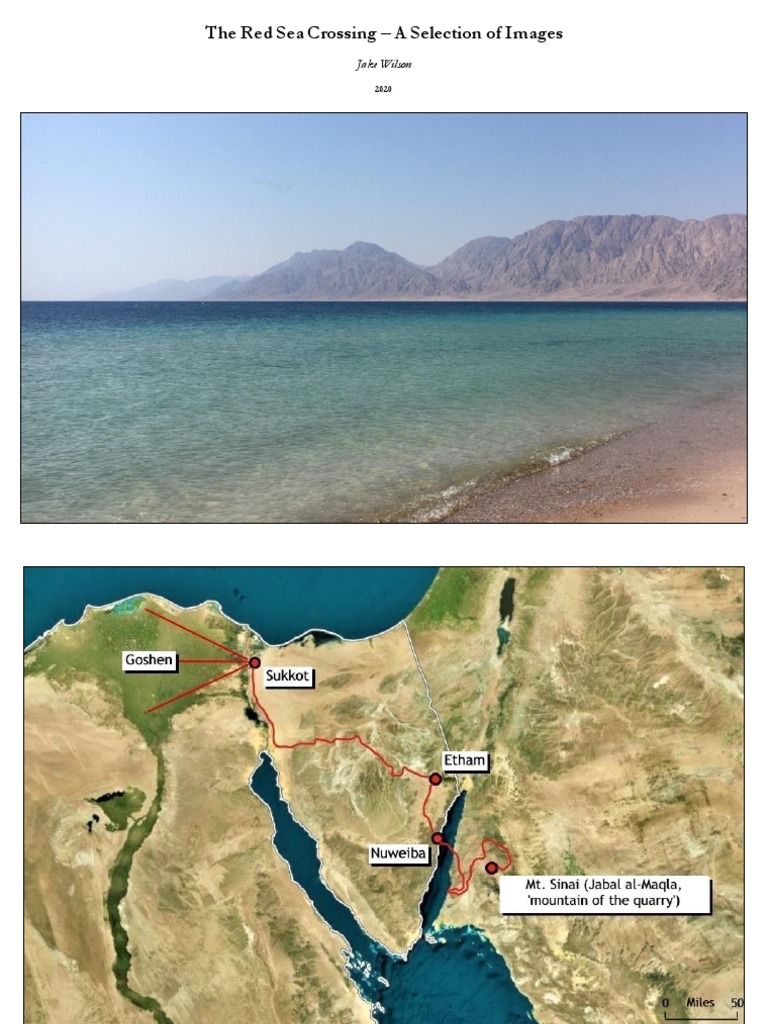 Red Sea Crossing Evidence and Images | PDF | Red Sea | Torah People