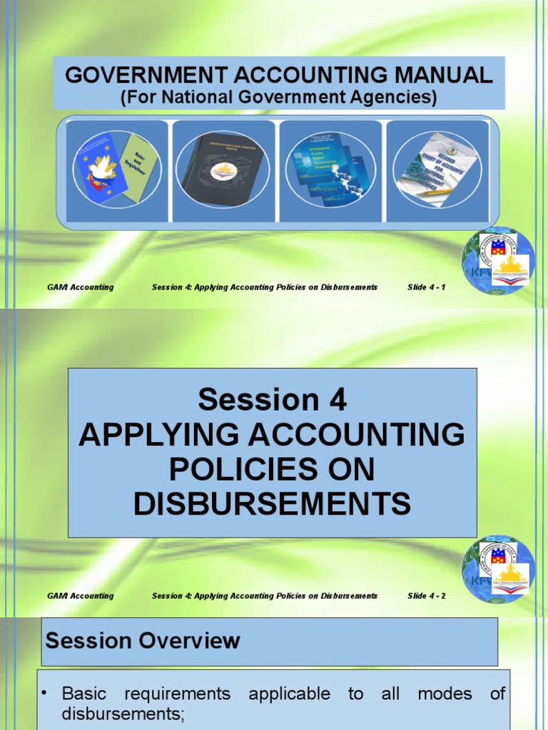 Government Accounting Manual: (For National Government Agencies) | PDF ...