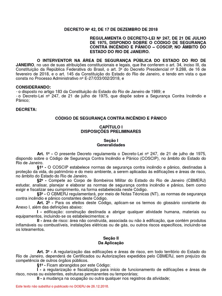 Decreto 42 2018 Coscip Compilado | PDF | Metrologia | Natureza