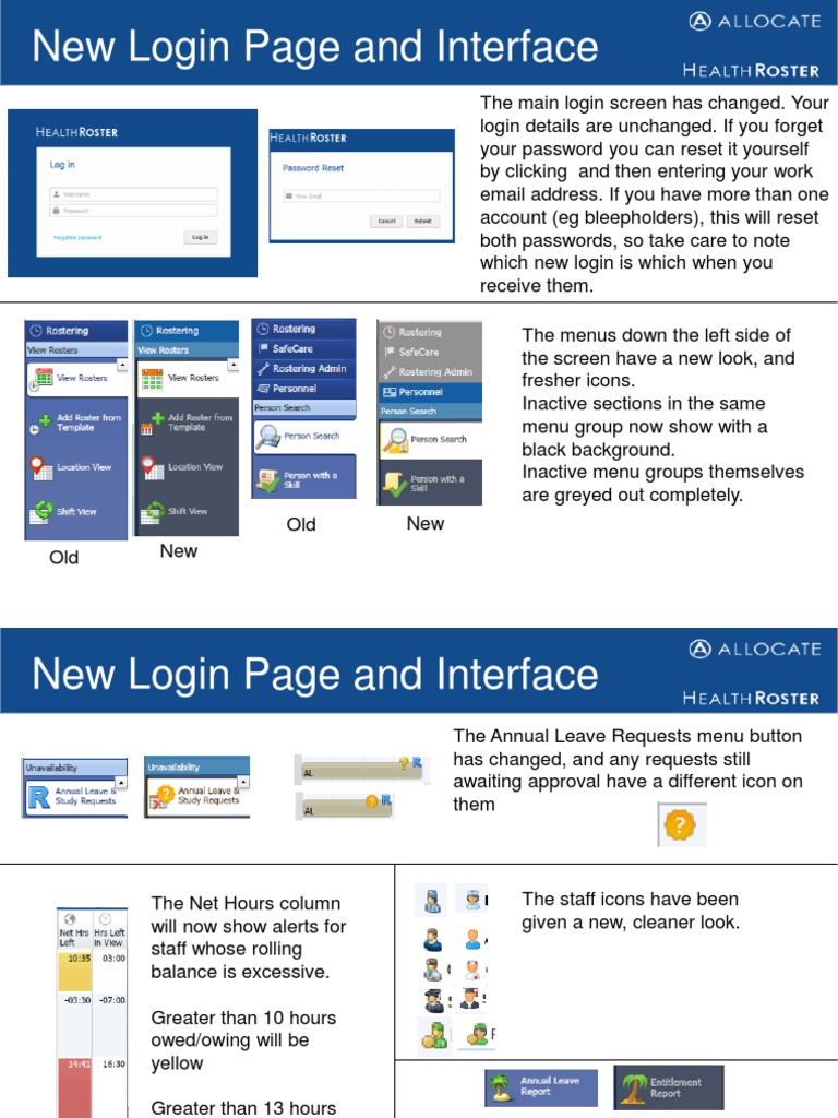 A Guide To The Updated Login Page And Interface Pdf