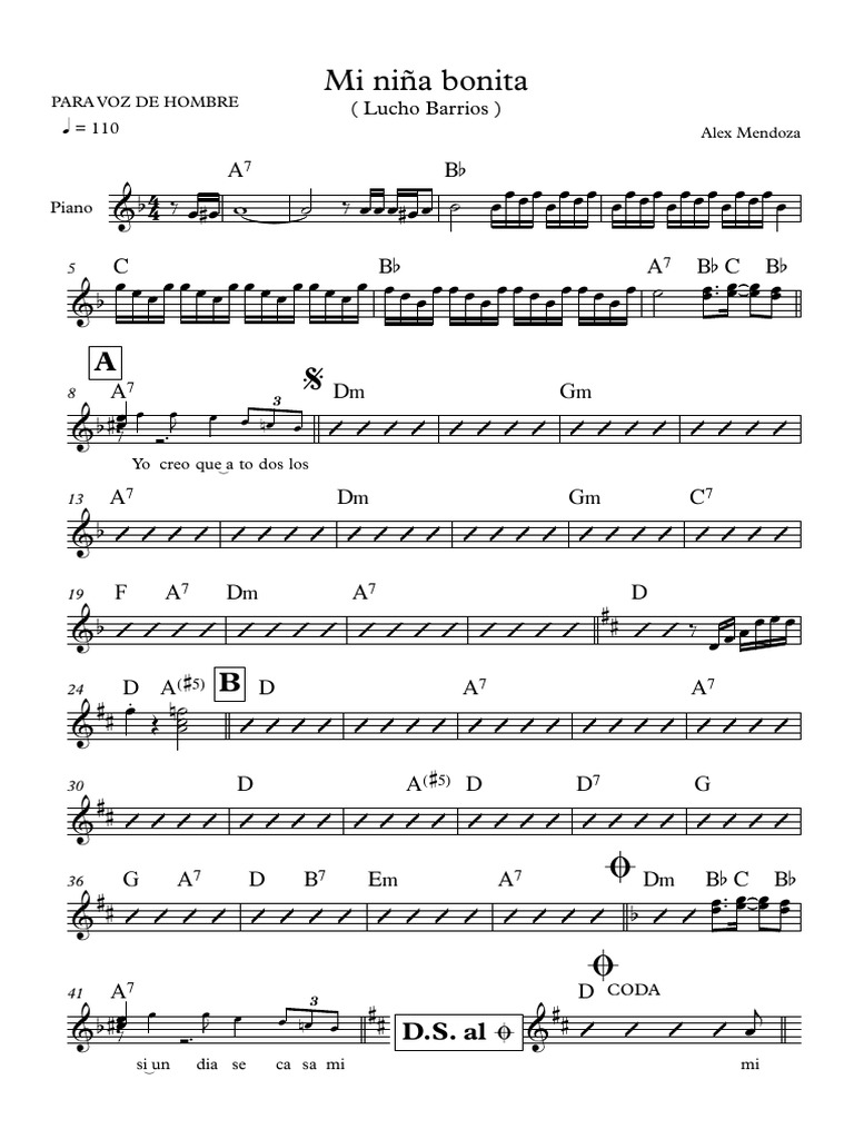 Mi Niña Bonita | PDF