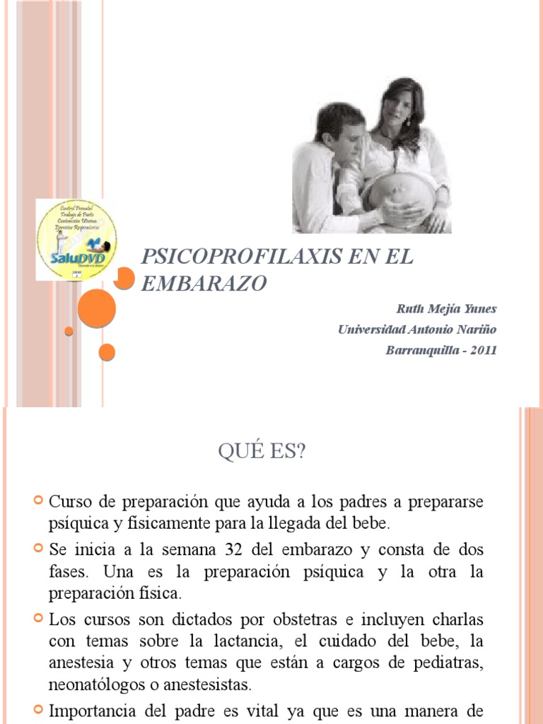 Psicoprofilaxis en El Embarazo | PDF | Parto | Seccion de cesárea