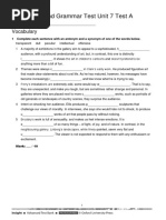 Insight Intermediate Students Book Answer Key Unit 1 | PDF | Wellness