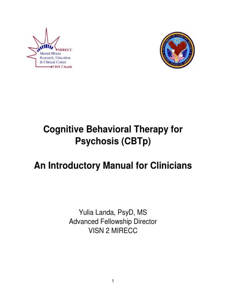 Cognitive Behavioral Therapy For Psychosis (CBTP) An Introductory ...