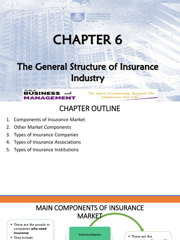 CHAPTER 6 - The General Structure of Insurance Industry | PDF ...