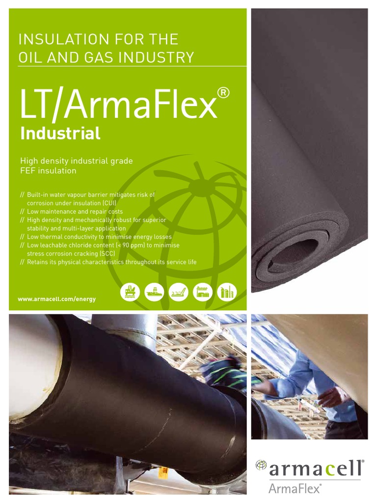 Armacell LT Armaflex Industrial TDS ACE 201912 A Web 01 | PDF | Thermal ...