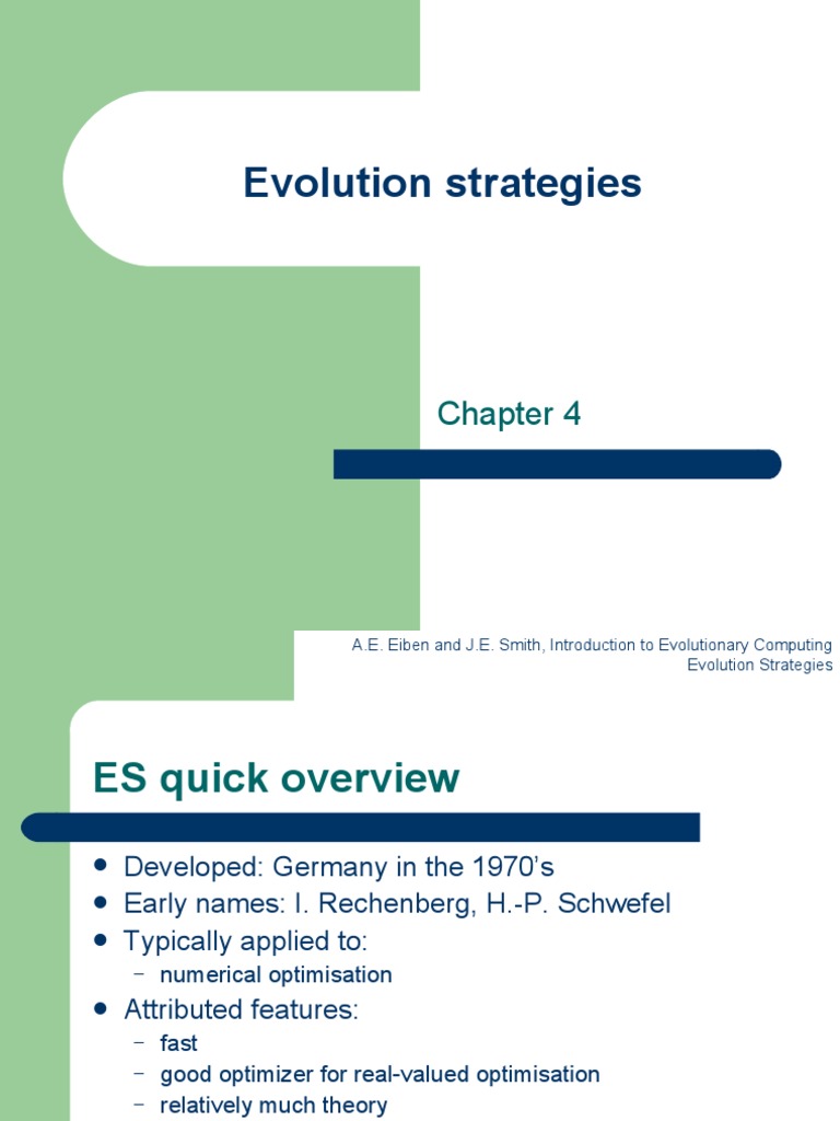 Evolution Strategies | Download Free PDF | Evolution | Natural Selection