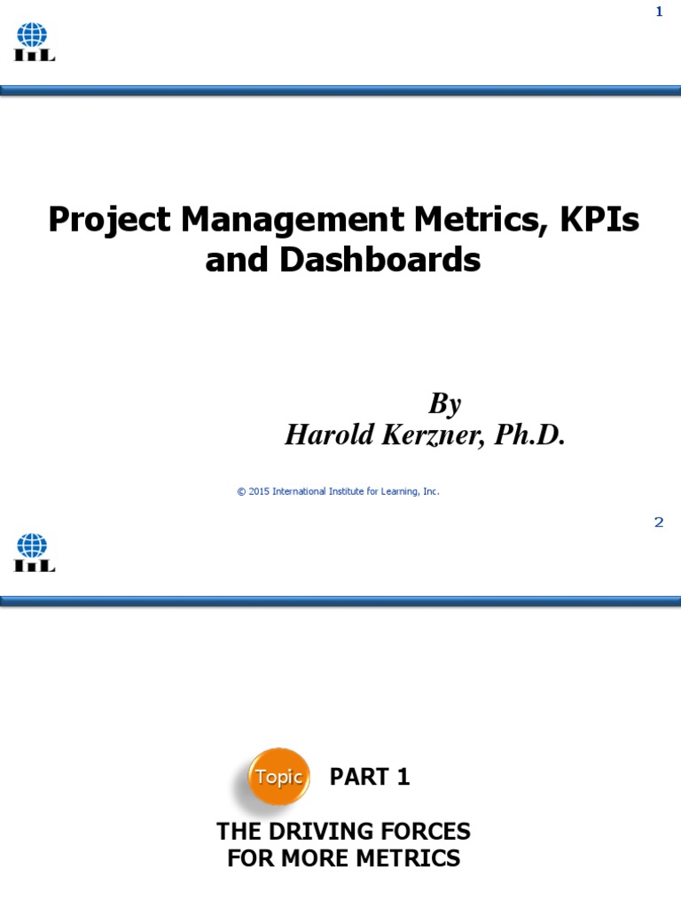 Project Management Metrics, KPIs and Dashboards PDF | PDF | Performance Indicator | Measurement