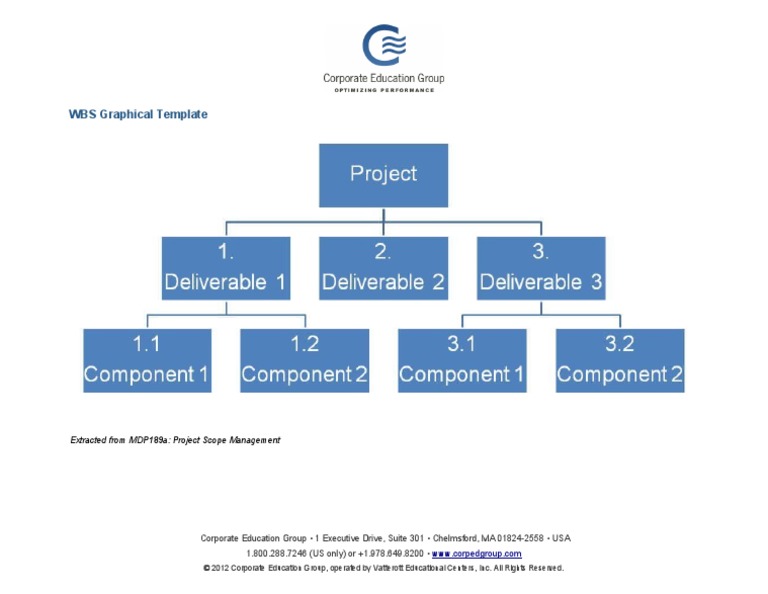WBS Graphical Template | PDF