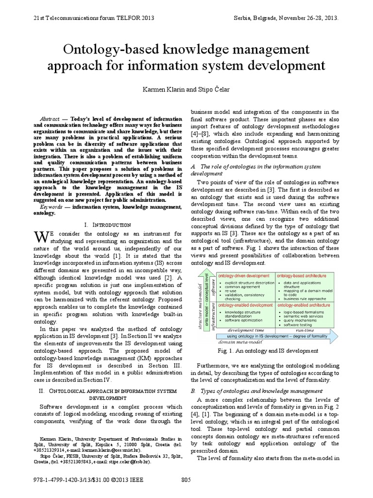 Ontology-Based Knowledge Management | PDF | Conceptual Model | Ontology ...