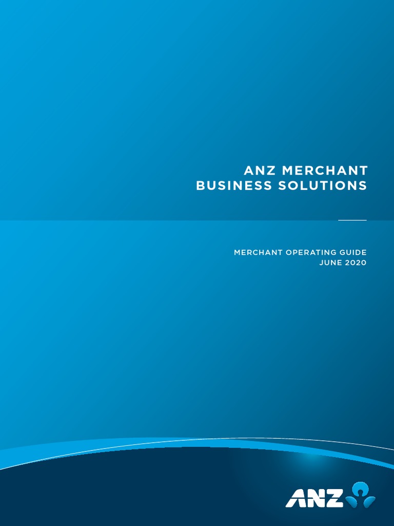 ANZ Merchant Operating Guide 2020 | PDF | Debit Card | Visa Inc.