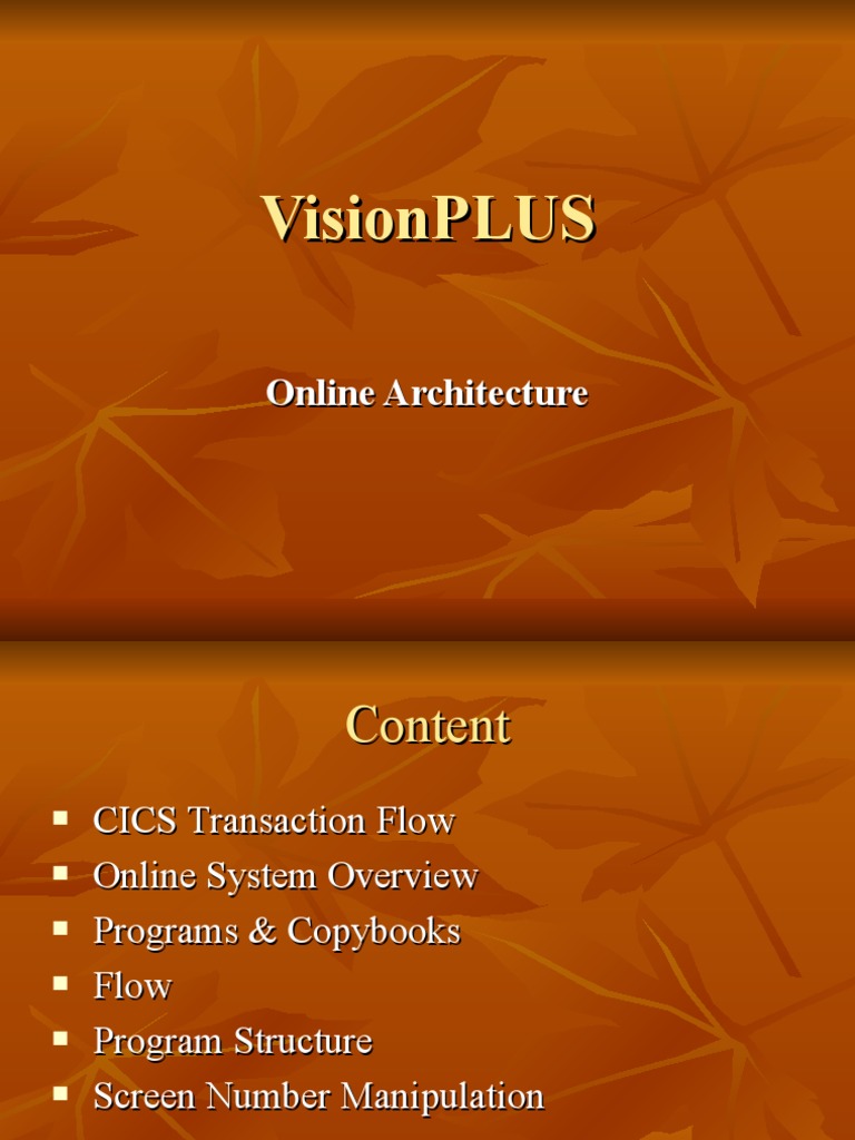 Dokumen - Tips - Visionplus Online Architecture | PDF | Information ...
