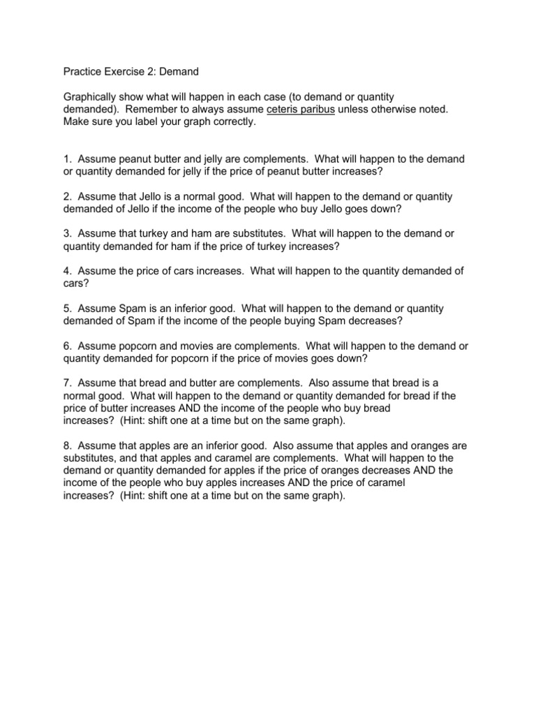 COBECON Practice Exercise 2 - #S 1 To 8 | PDF | Wellness