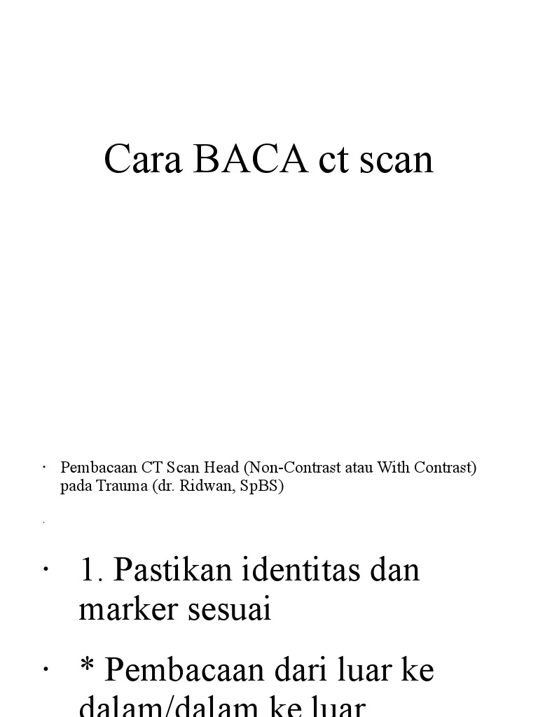Catatan Osce Bedah Trauma Kepala | PDF