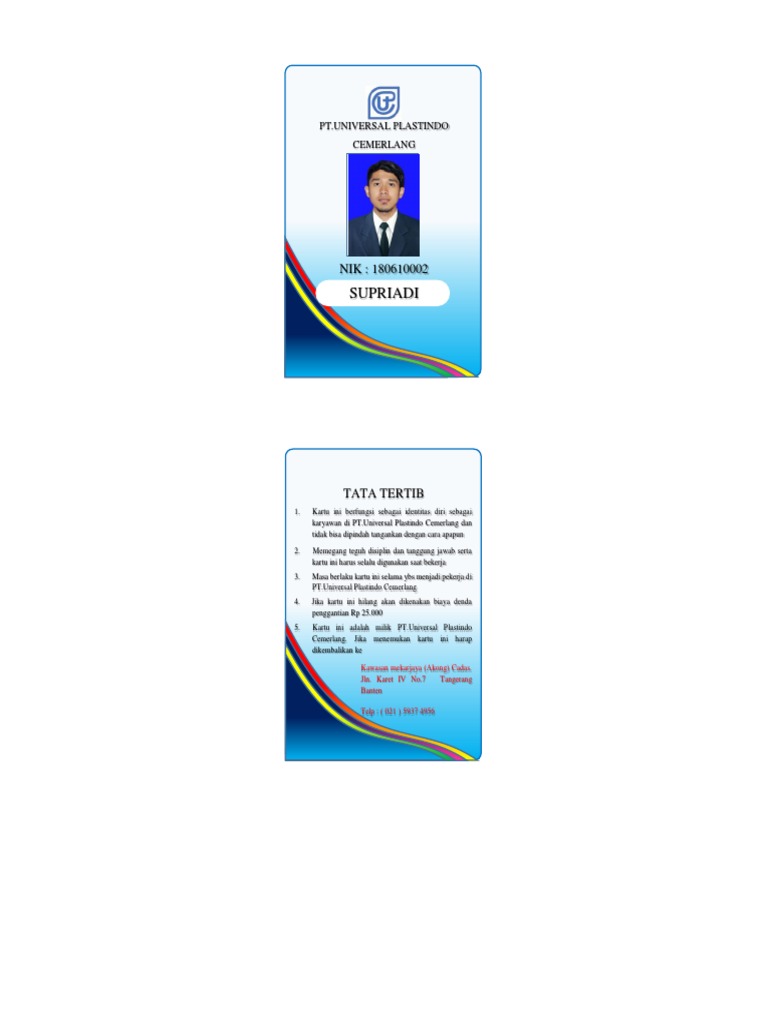 Id Card Neww 3 | PDF