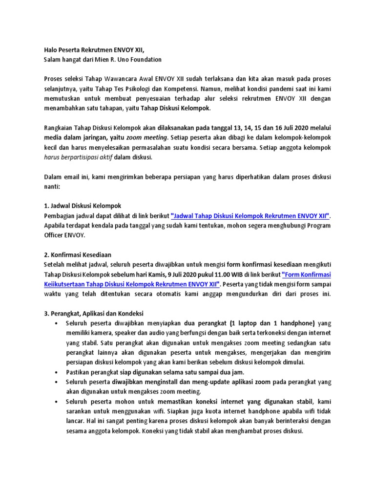 (EXII) Persiapan Awal Diskusi Kelompok PDF | PDF