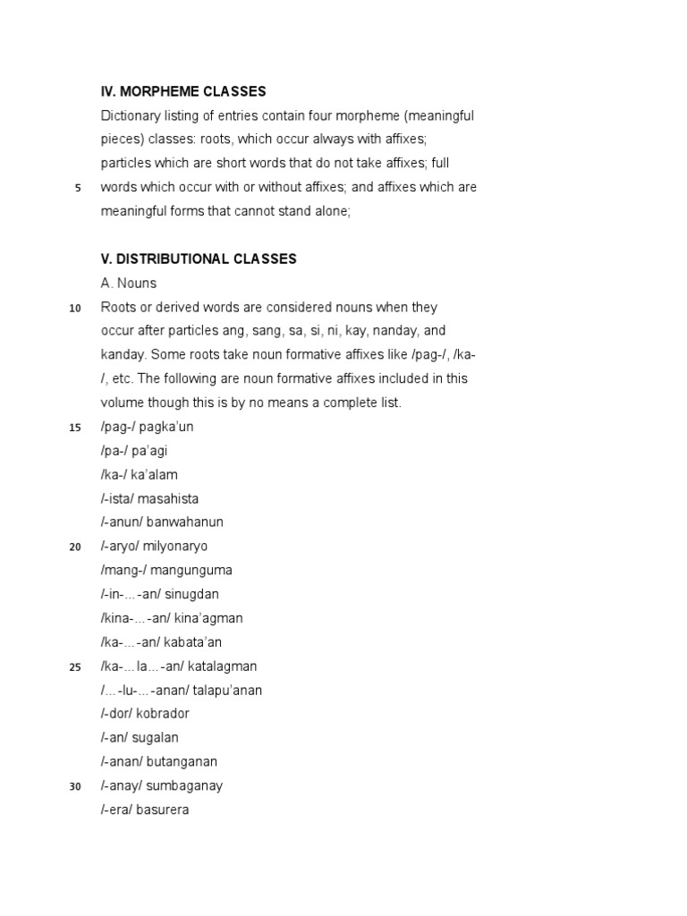 Hiligaynon Words and Meaning | PDF | Word | Syntax