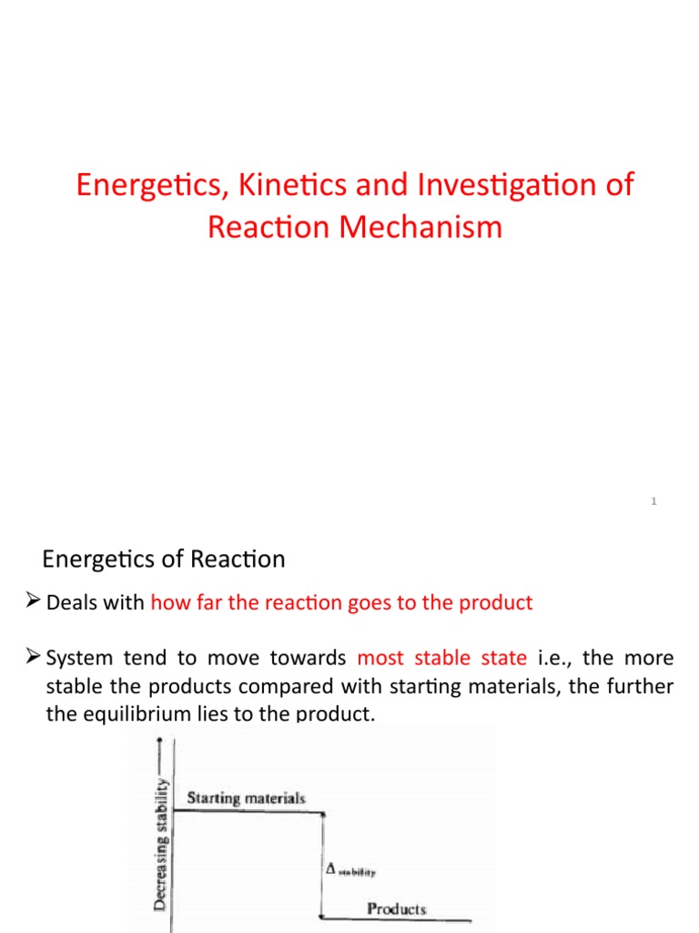 Kinetics and Mechanisms of Reactions | PDF | Chemical Kinetics ...