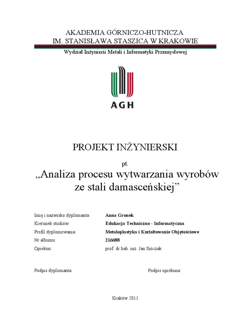 Praca Inżynierska-Wersja Poprawna | PDF