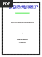 Dedication Examples For A Student Project PDF | PDF | Social Science