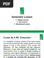 Handout 4 Losses of DC Generator and Efficiency | PDF | Electromagnetic ...