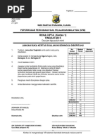 Kertas Ujian RBT Tahun 4 | PDF