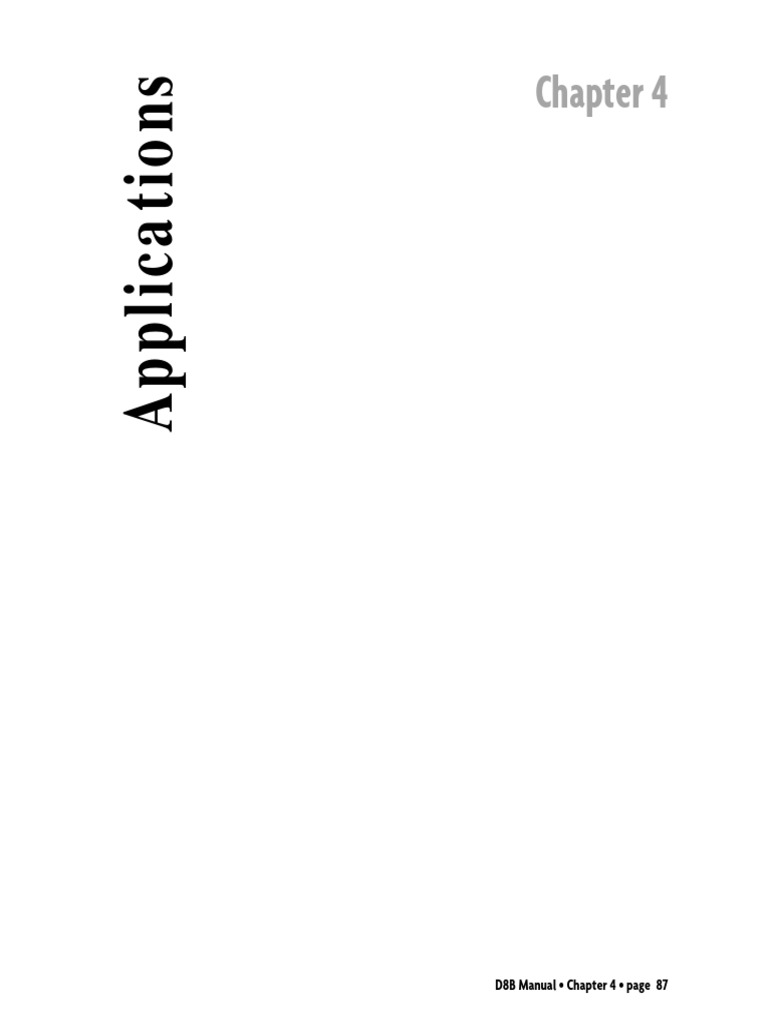 D8B Manual - Chapter 4 - Page 87 | PDF | Audio Electronics | Signal ...