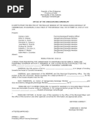 Barangay Certificate to File Action | PDF