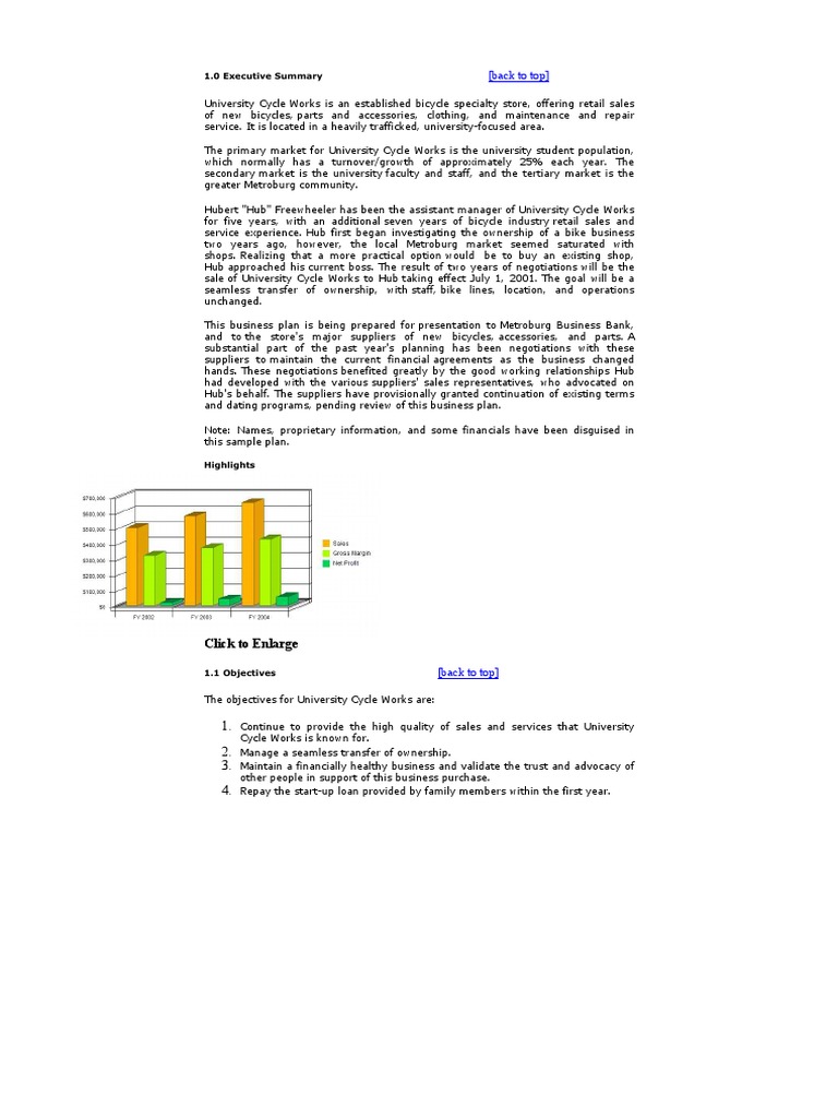 Bike Shop Business Plan Sample PDF | PDF | Accounts Payable | Retail