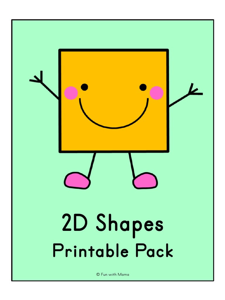 2D Shape Worksheets | PDF | Shape | Rectangle
