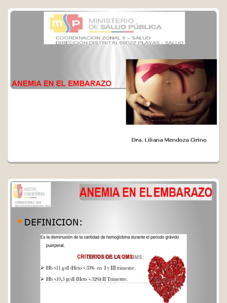 Anemia en El Embarazo | PDF