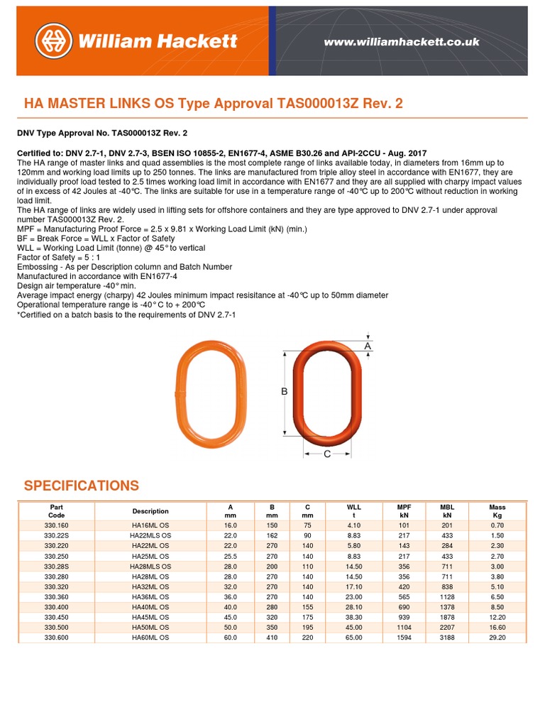 HA Master Links Type Approval Details | PDF | Building Engineering ...