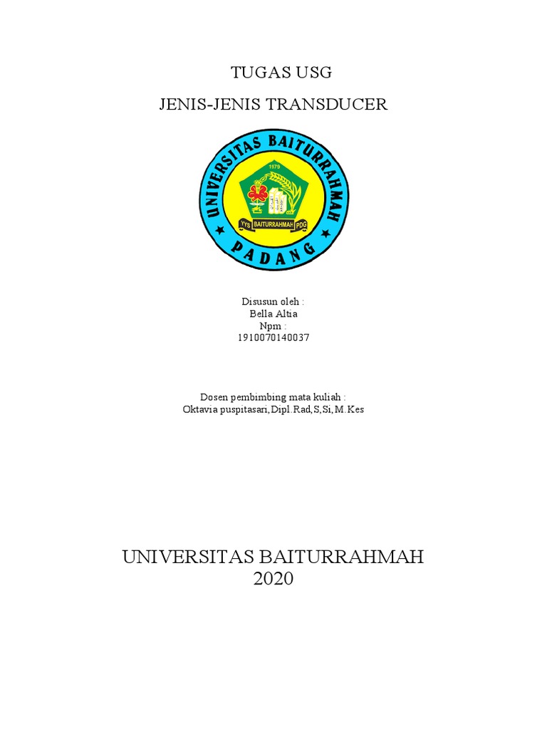 Jenis-Jenis Transduser Ultrasound | PDF | Metode & Bahan Ajar | Sains ...