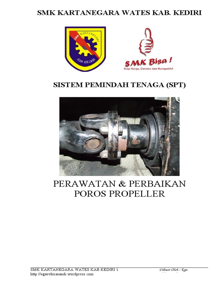 Modul Praktek Sistem Poros Propeler Dikonversi | PDF