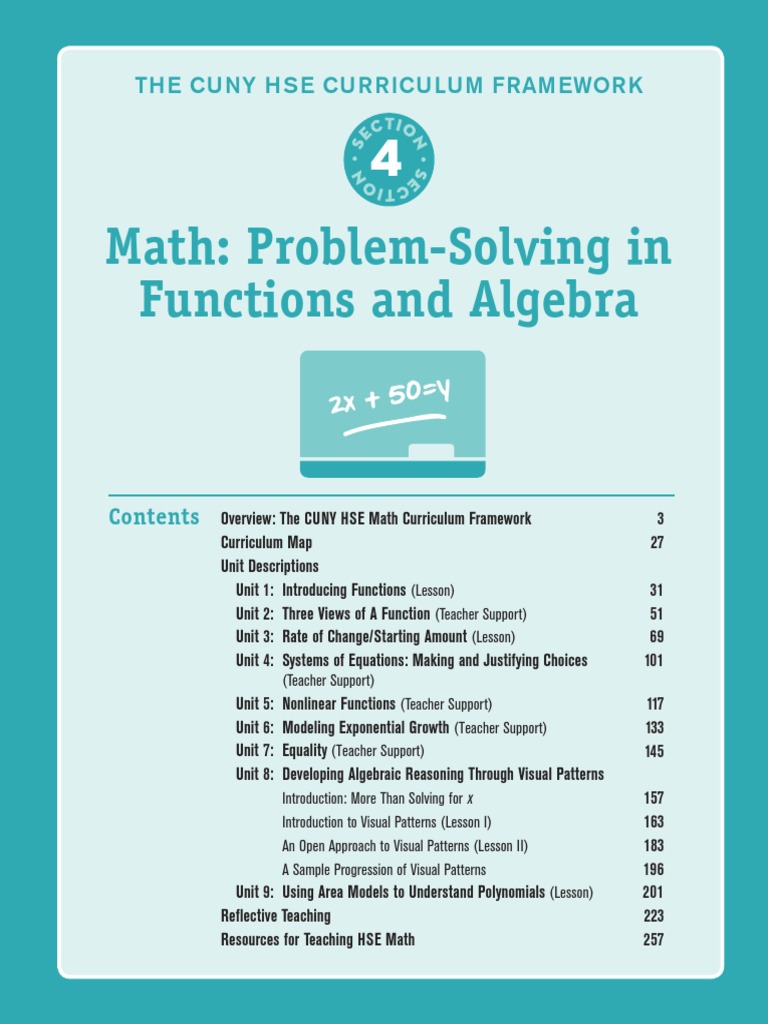Framework Math | PDF | Curriculum | Teaching Mathematics