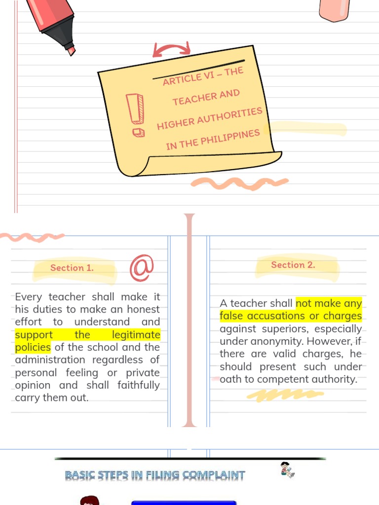 ARTICLE E VI – THE CODE OF ETHICS | PDF | Teachers | Justice