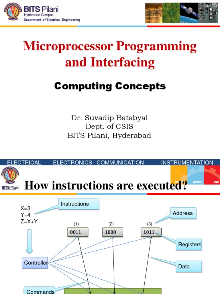 Microprocessor Programming and Interfacing: Computing Concepts | PDF | Input/Output | Central ...