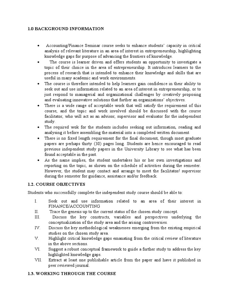 Accounting Seminar Paper Lecture Notes | PDF | Apa Style | Citation