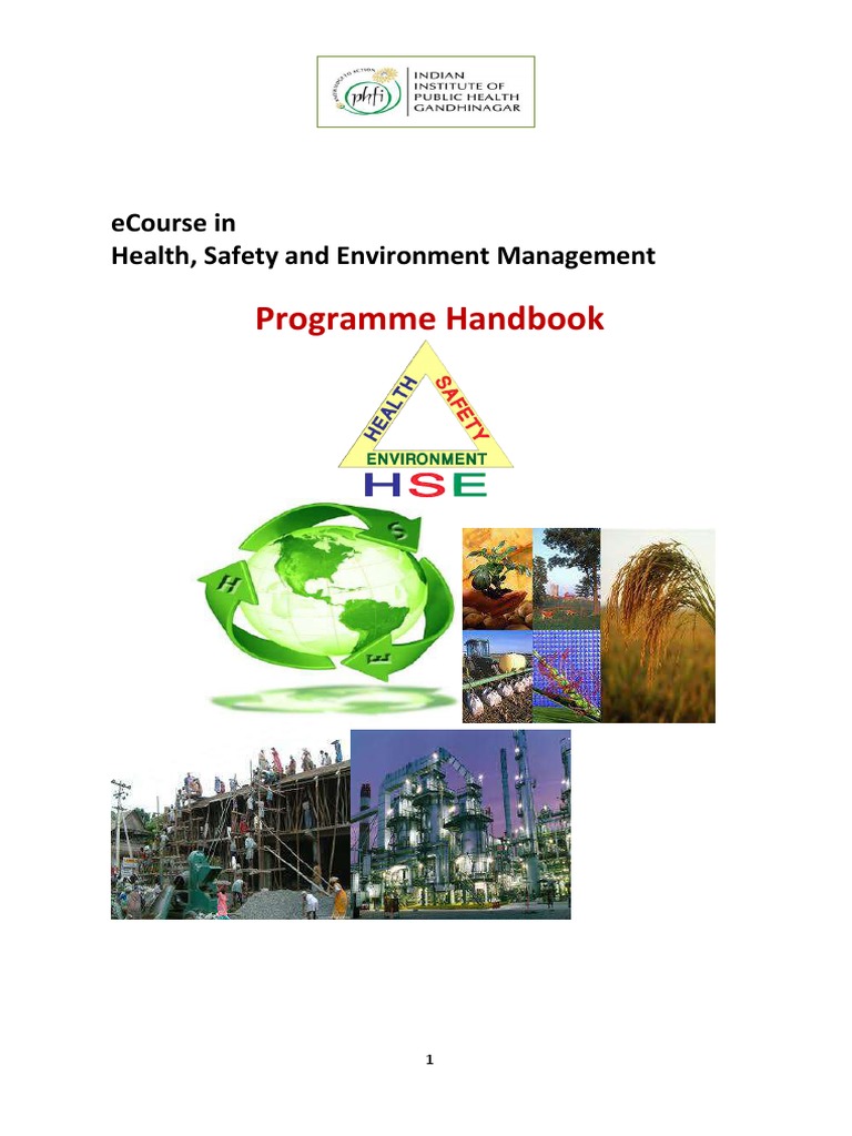 HSE Programme Handbook 2020 | PDF | Occupational Safety And Health ...