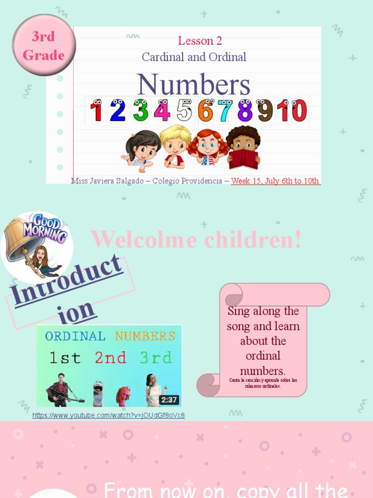 Understanding Cardinal and Ordinal Numbers | PDF | Teaching Mathematics