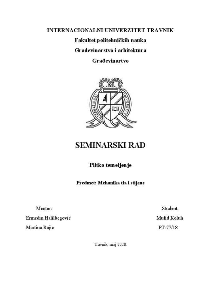 Plitko Temeljenje | PDF